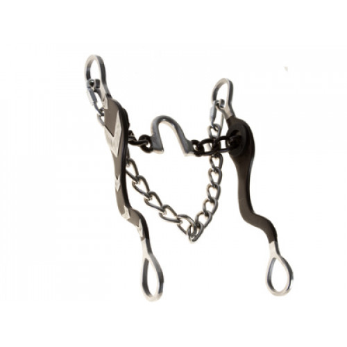 Browned Ported Chain Bit