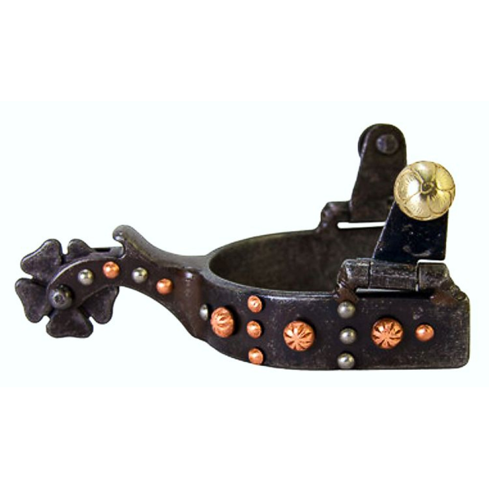 Youth browned roping spur